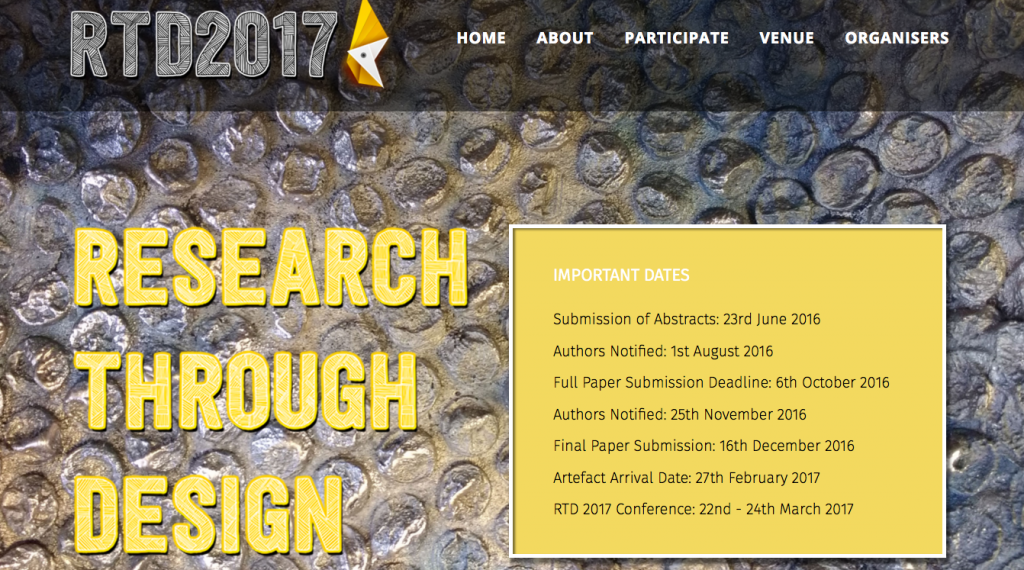RTD - Research Through Design